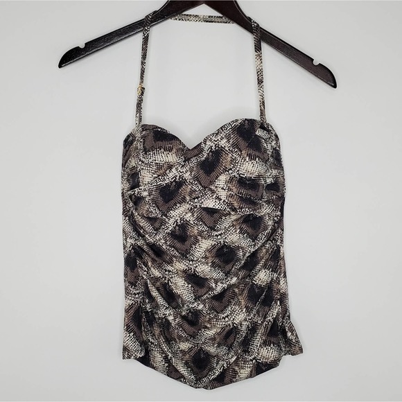 Bleu Rod Beattie | Swim | Bleu Rod Beattie Python Print Tankini Top ...